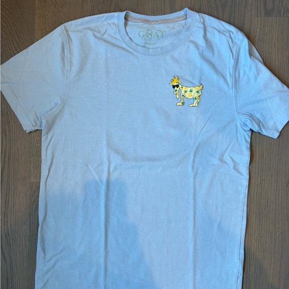 Goat Usa | Shirts | Goat Light Blue Graphic Tee | Poshmark